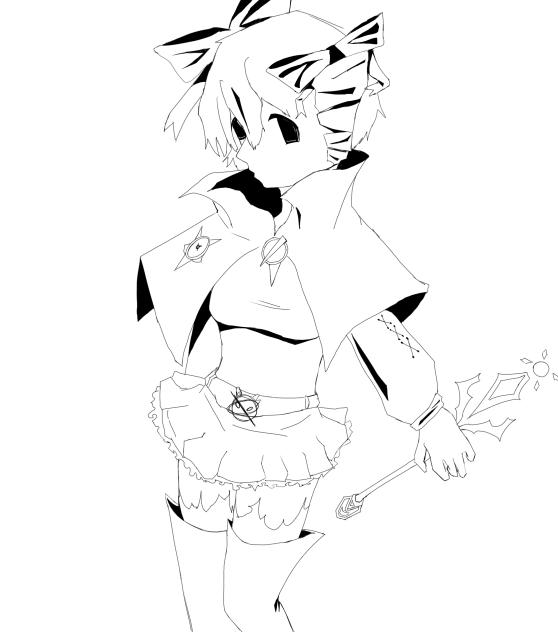 tried clean lineart - ibisPaint