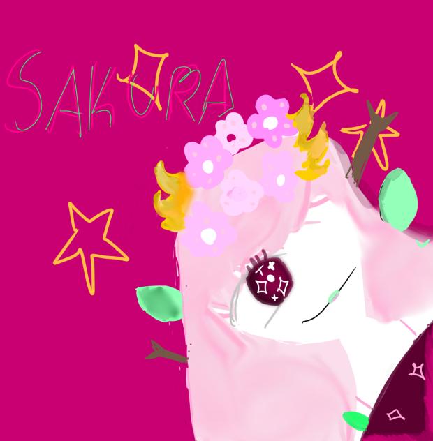 My new oc! Sakura - ibisPaint