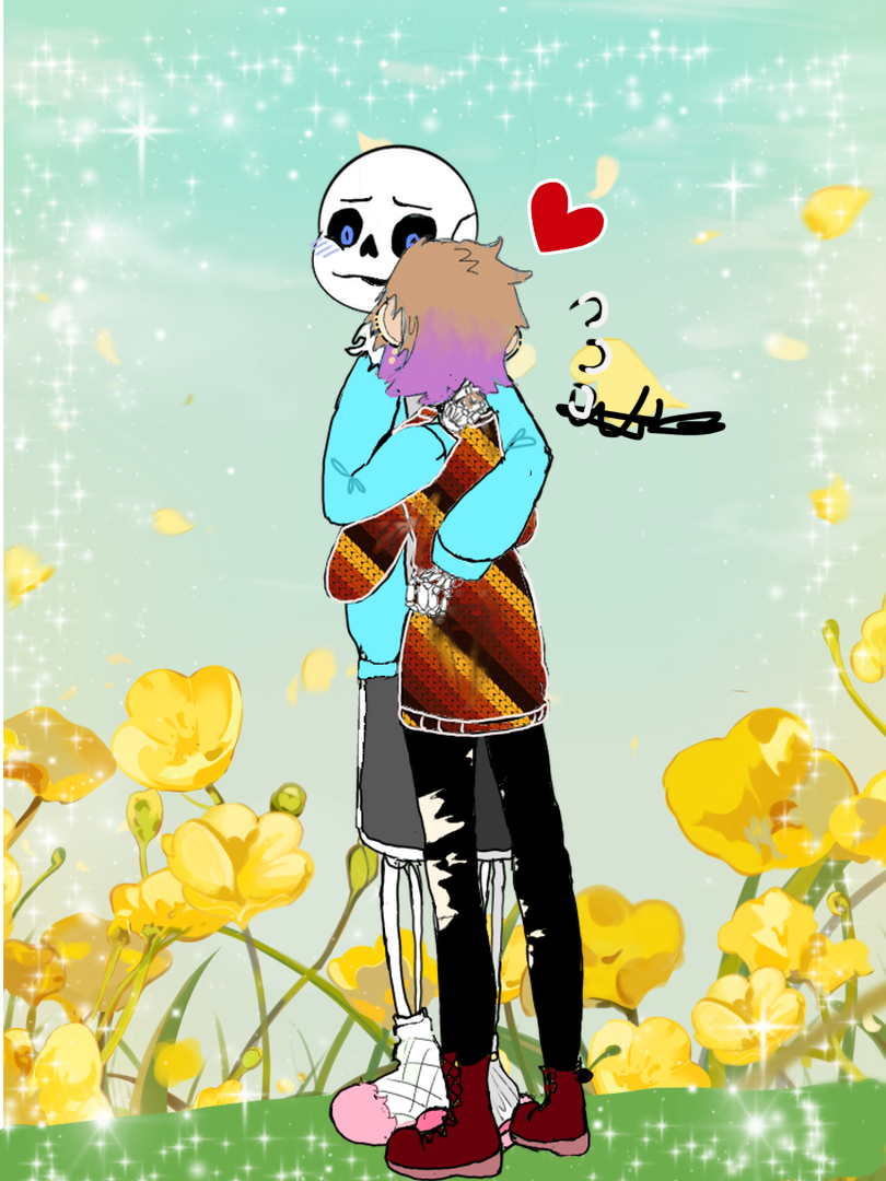 Sans and me #undertail - ibisPaint