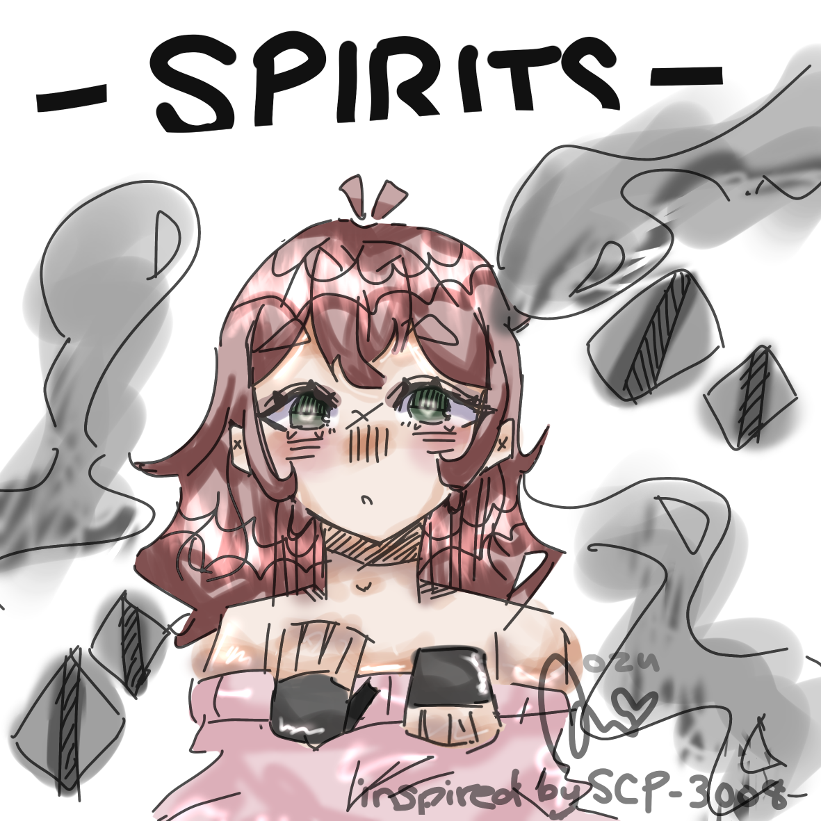 spirits-cover for my comic - ibisPaint