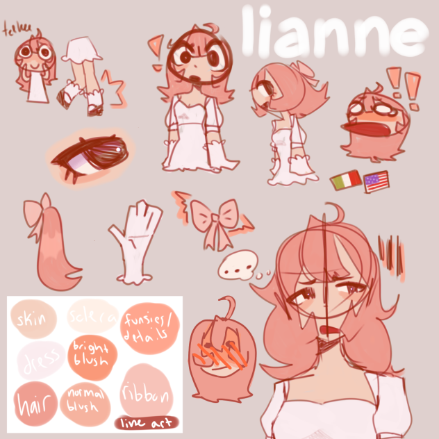 lianne reference sheet !!! - ibisPaint
