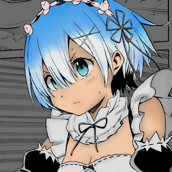 manga coloring rem from Re-zero - ibisPaint