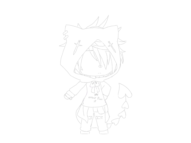 Tracing gacha life OC - ibisPaint