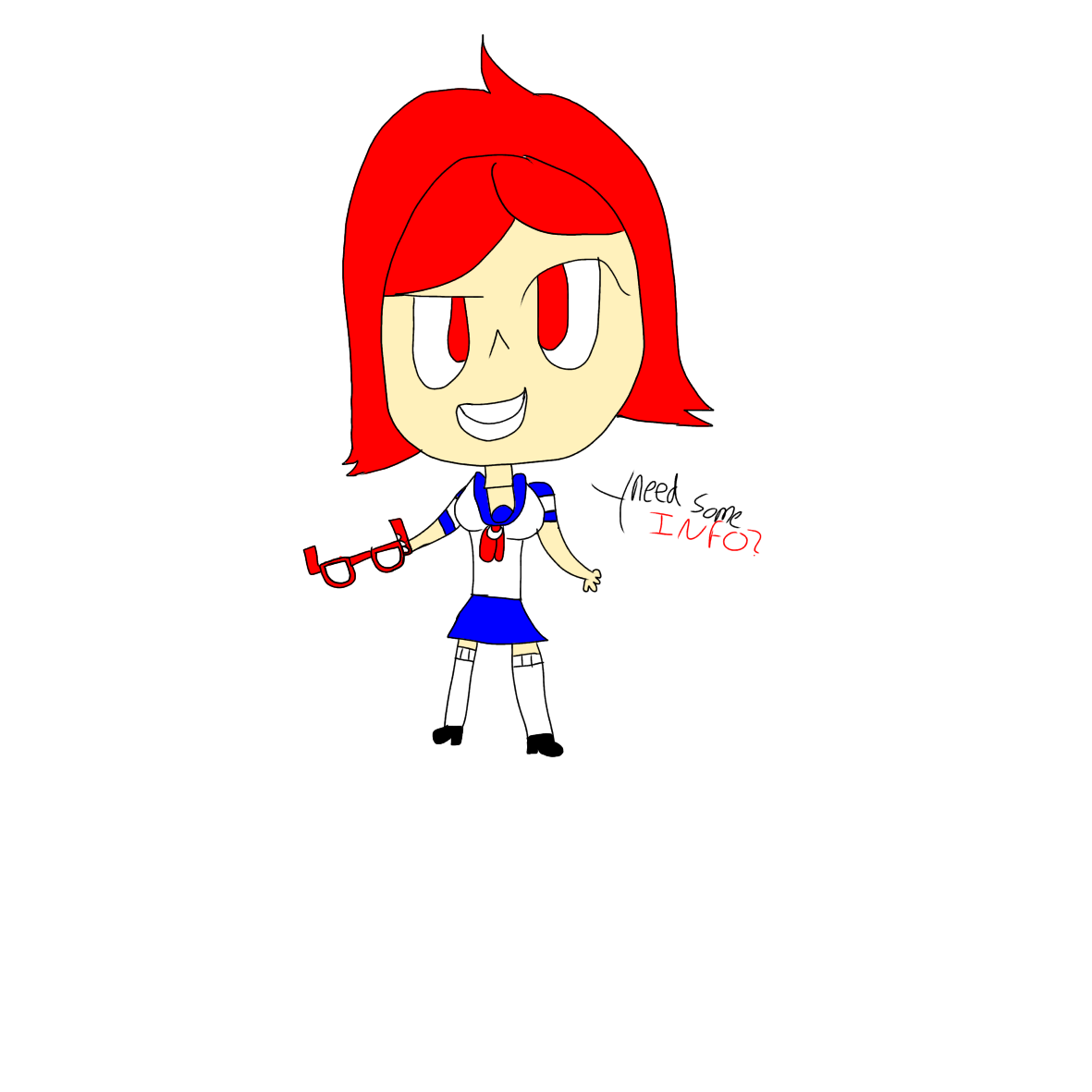 INFO CHAN (speed paint) - ibisPaint