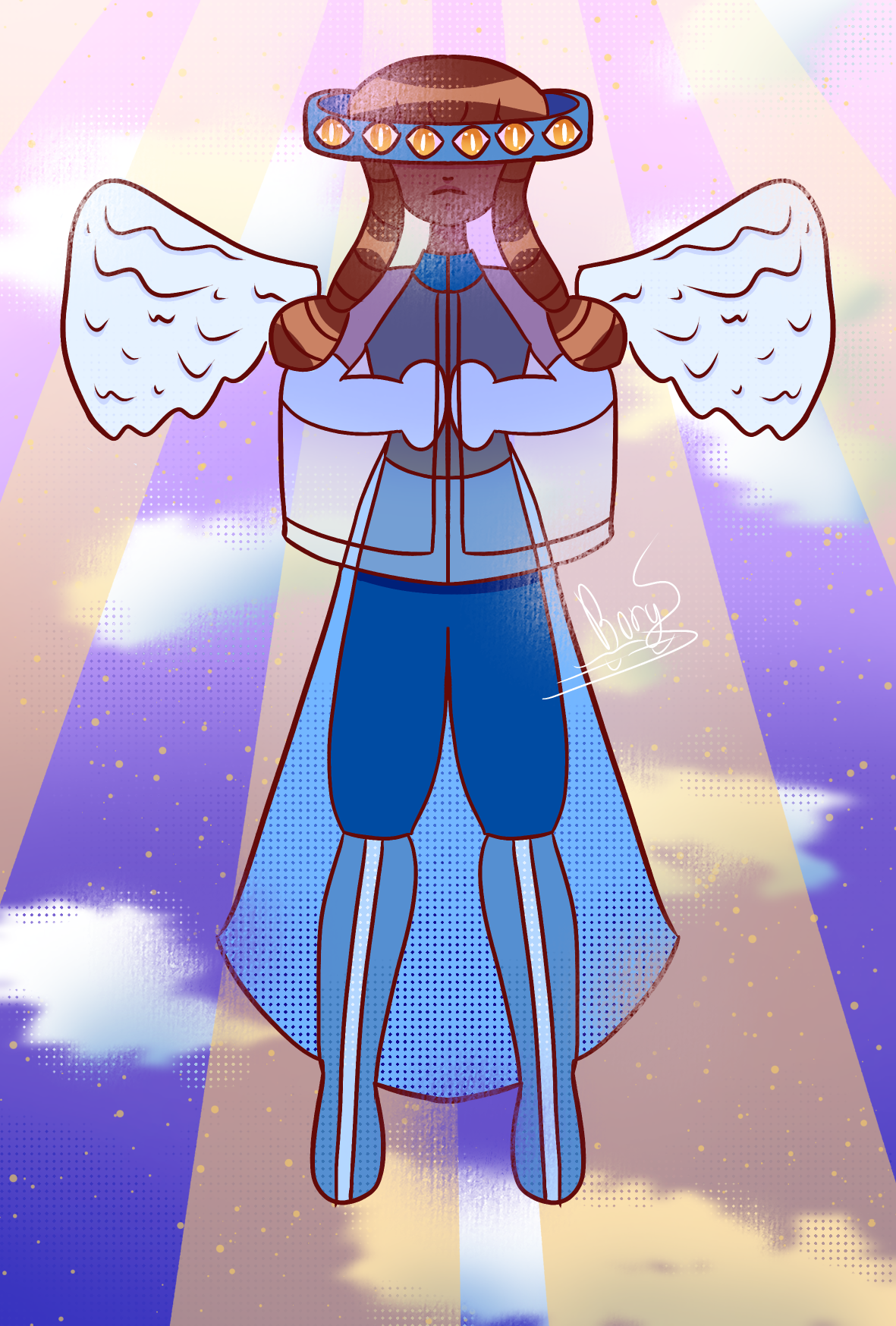 An Angel from Above, Literally - ibisPaint