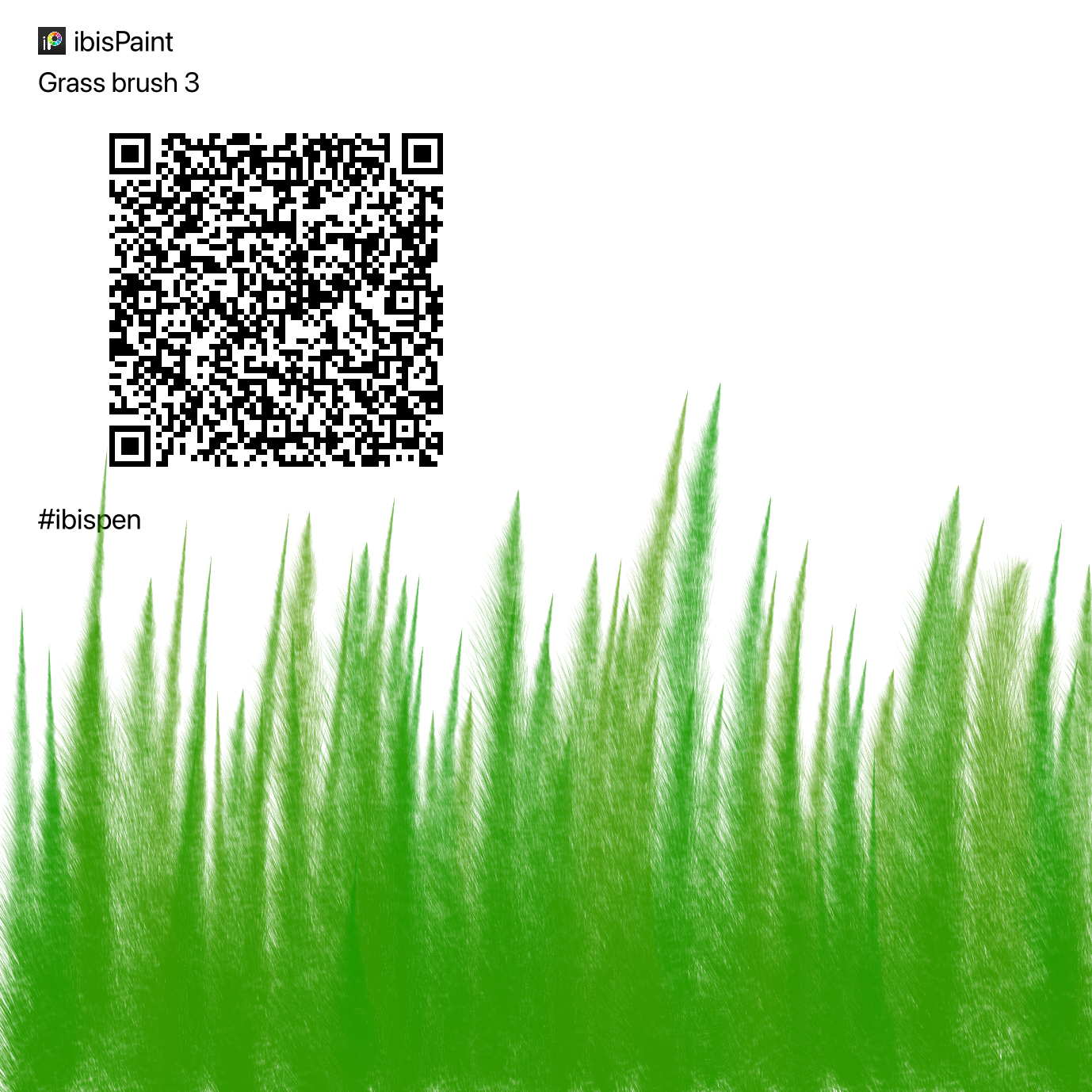 Grass brush 3🌱💕 - ibisPaint