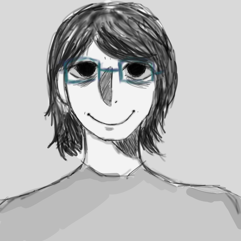 I am smiling. - ibisPaint