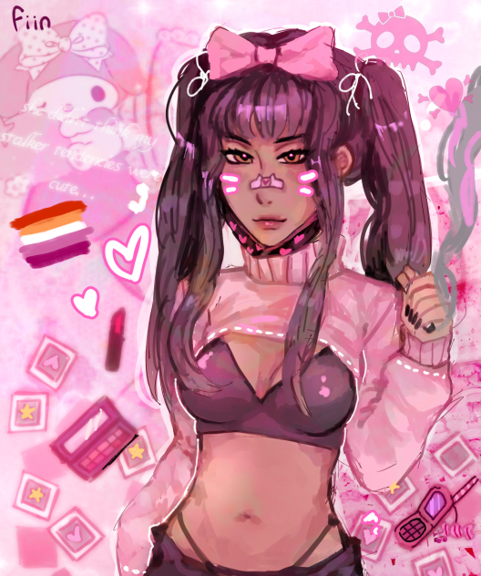 we kissed. she melted. mop, please! - ibisPaint