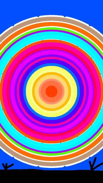A Colourful Circle - ibisPaint