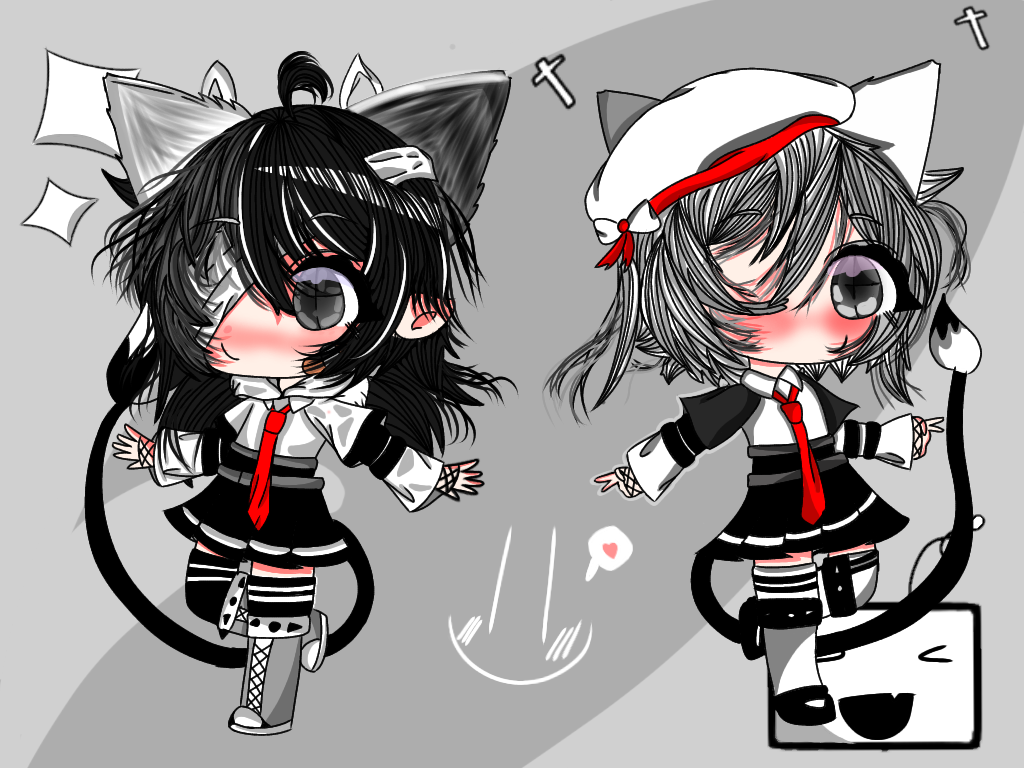 Two Twin ( ╹ ╹ ) - ibisPaint