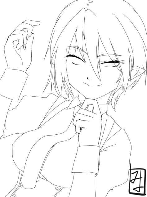 Card Game line art - ibisPaint