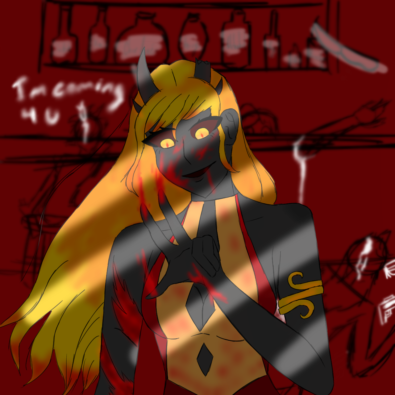 Villain Fire oc - ibisPaint