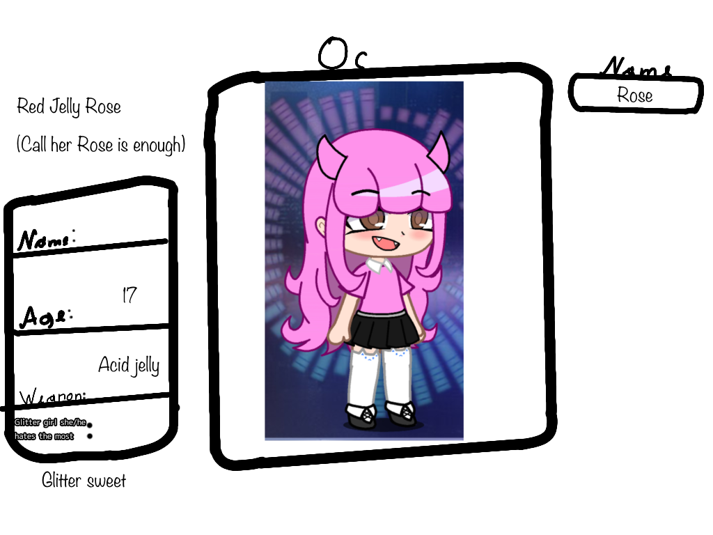 Villain reference sheet to Anja - ibisPaint