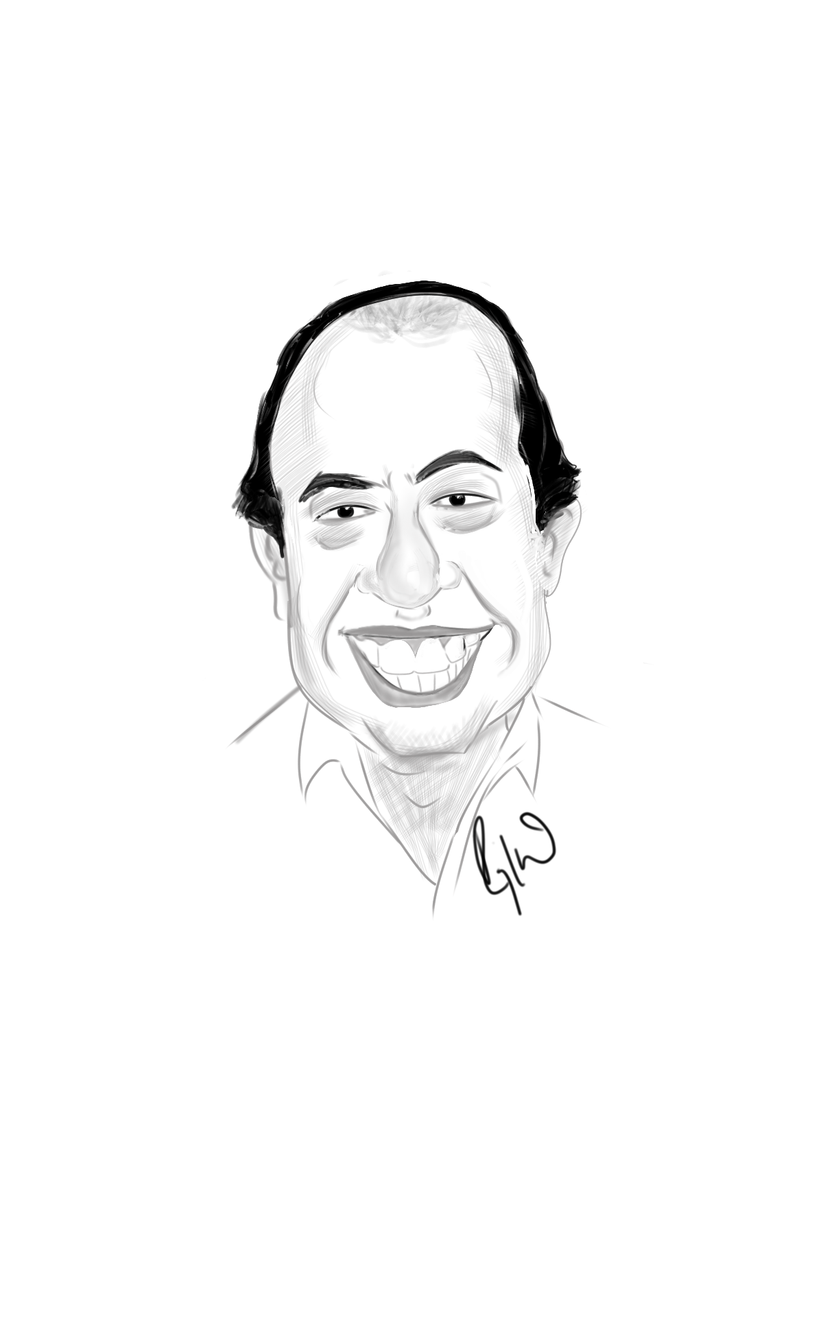 Singer Mahendra Kapoor - ibisPaint