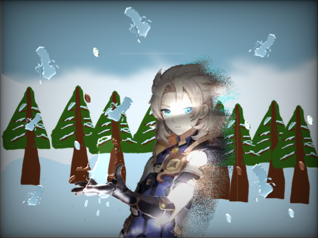 Albedo rain (Genshin impact) - ibisPaint