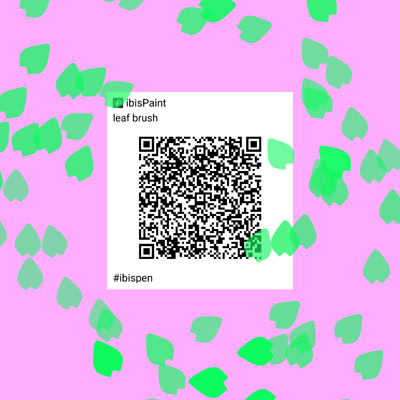 leaf brush - ibisPaint