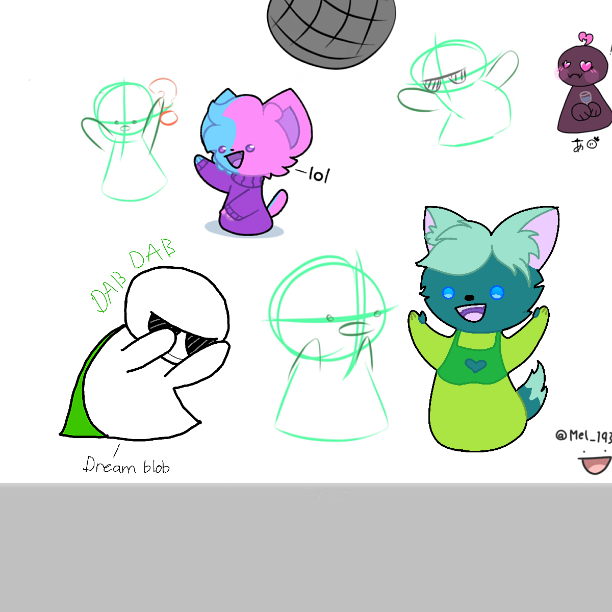 Blob party collab - ibisPaint