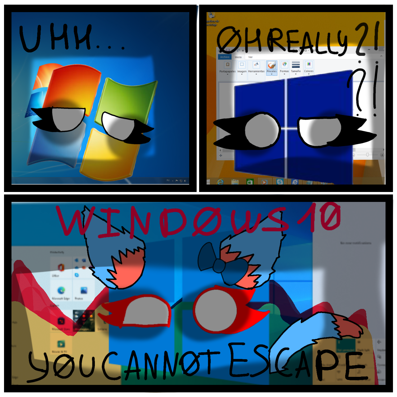 You cannot escape Windows 10 CB - ibisPaint