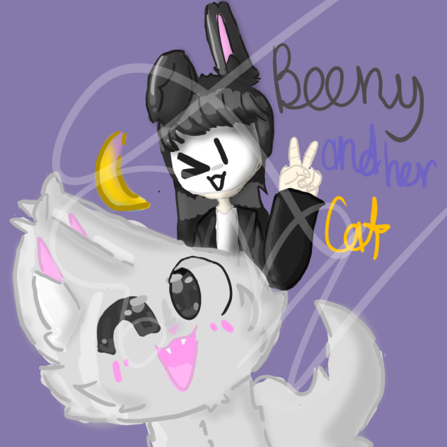 Boony and her cat - ibisPaint