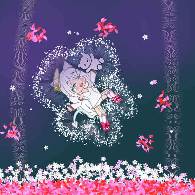 falling in the sky - ibisPaint