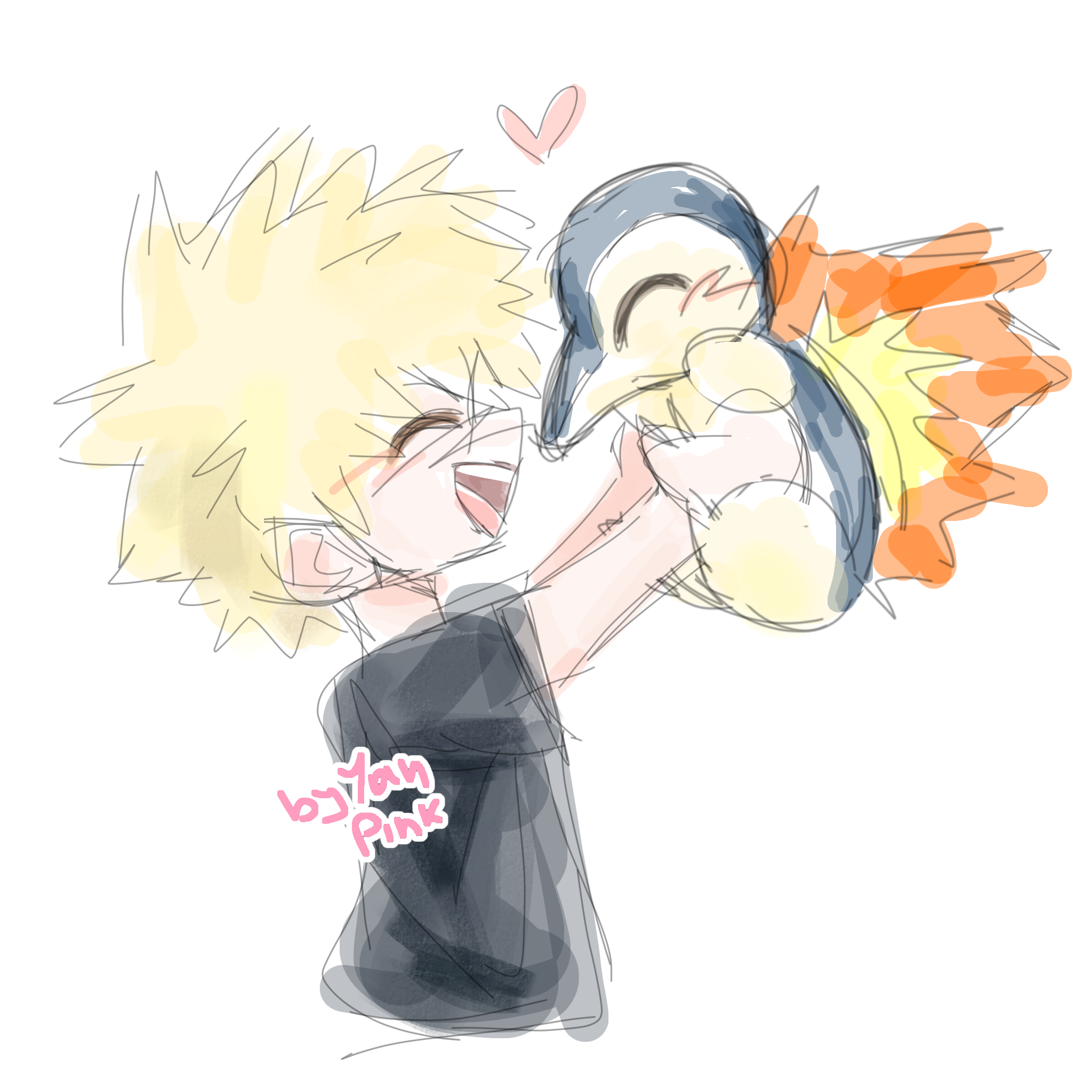 Bakugou's first Pokemon (and his team) - ibisPaint