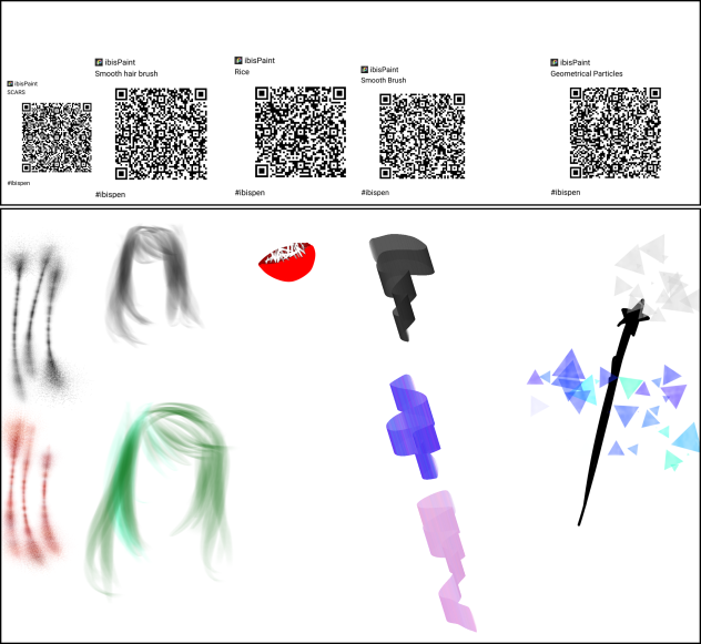 Brushpack #2- magic, food and paint - ibisPaint