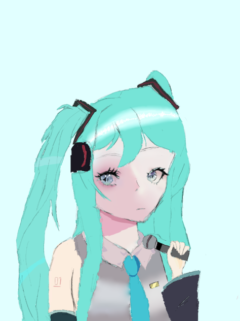 Miku is this how u draw her - ibisPaint