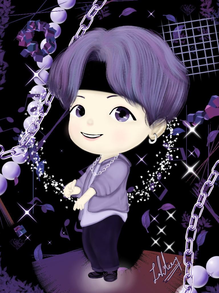 Bts Suga Tinytan - ibisPaint