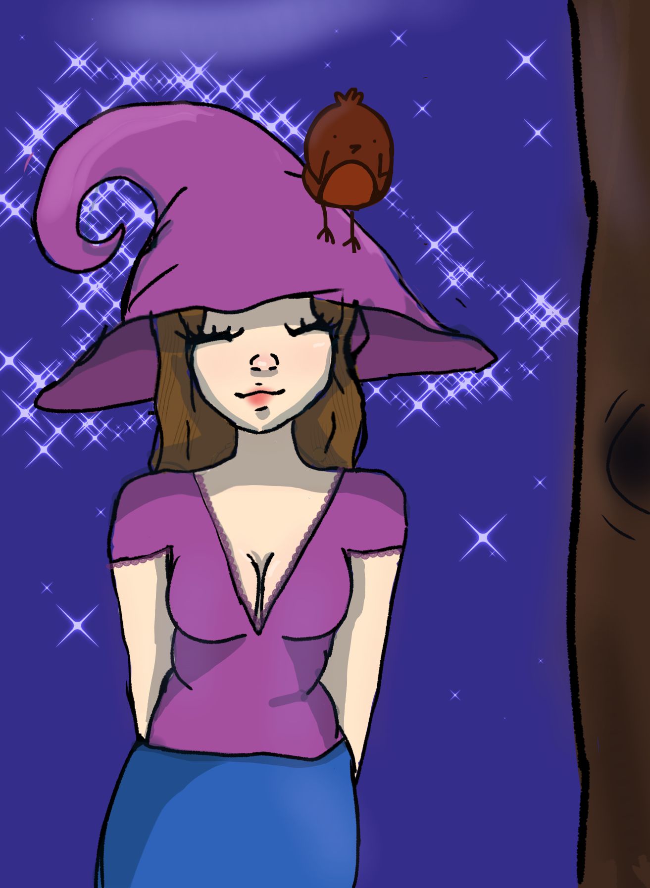 Cute witch - ibisPaint