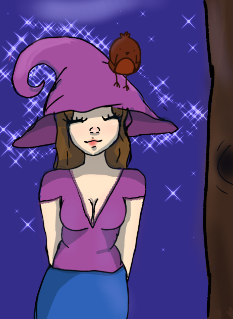 Cute witch - ibisPaint