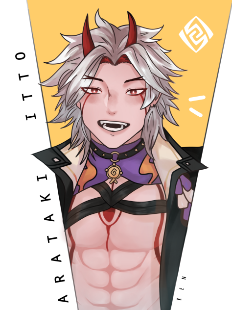 Itto-Genshin Impact - ibisPaint