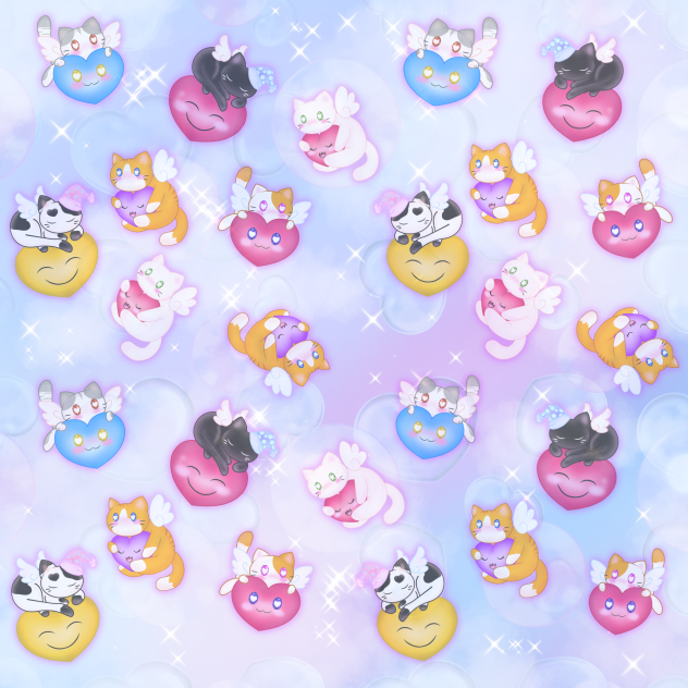 Cute lovely kittens - ibisPaint