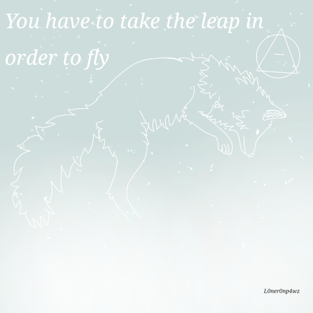 Take the leap. (Fox Therian) - ibisPaint