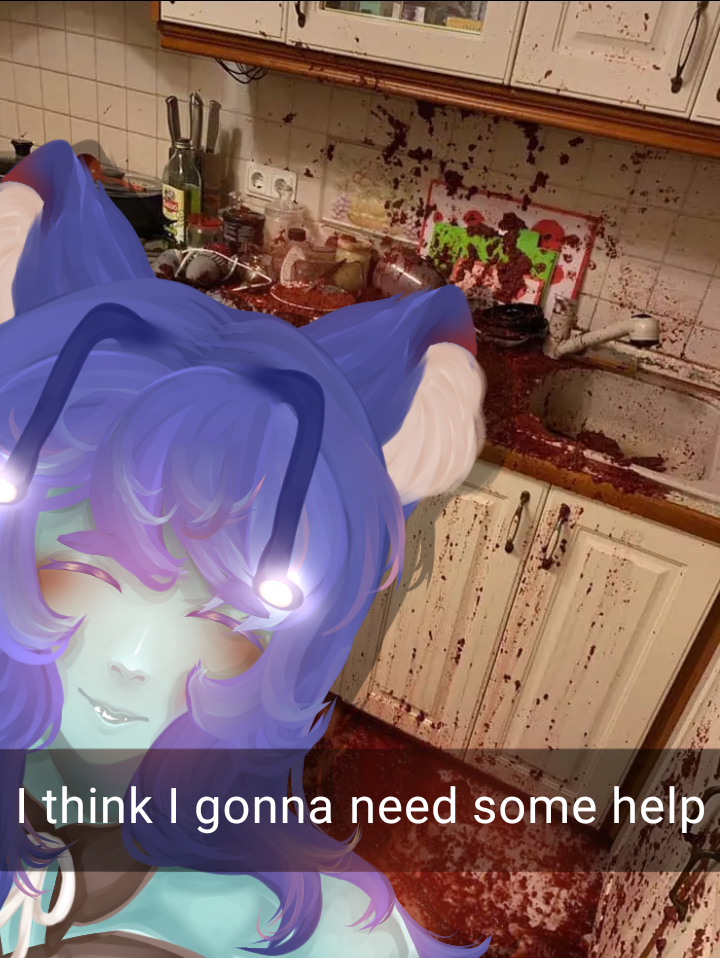 A disaster in the kitchen - ibisPaint