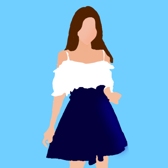 Korean girl vector - ibisPaint