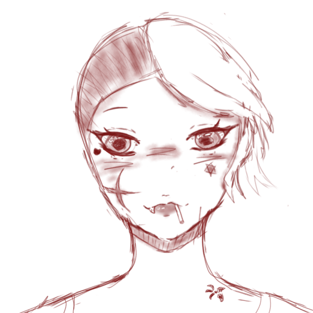 lizard girl - ibisPaint