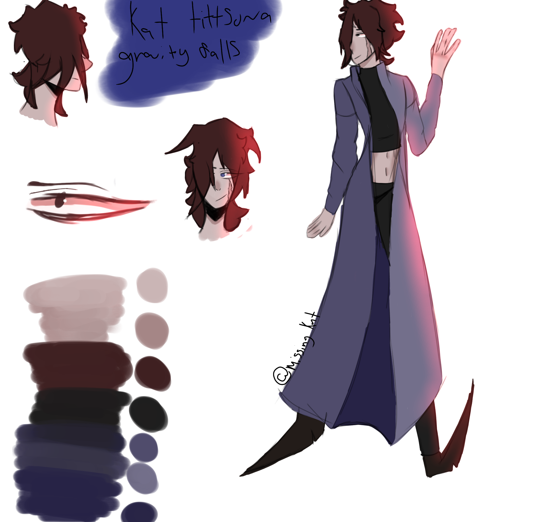 Kat in gravity falls - ibisPaint