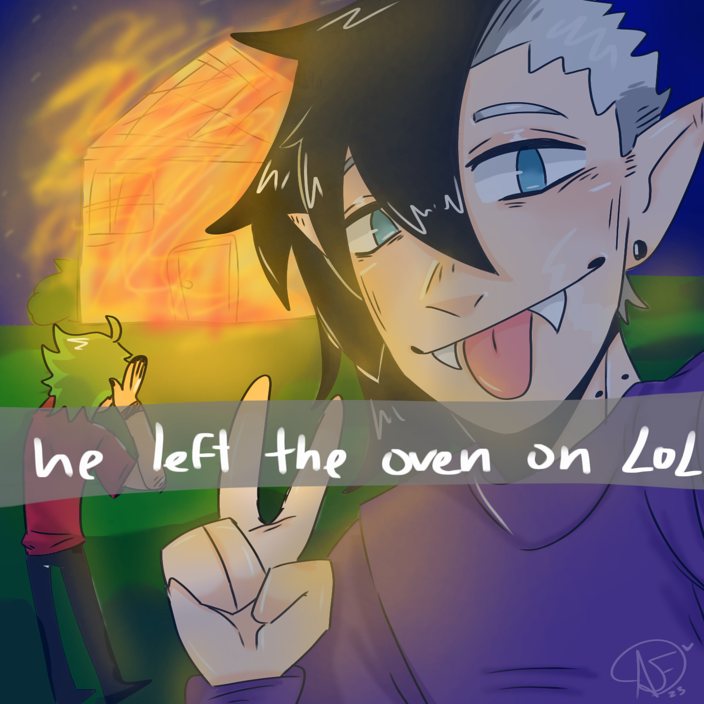 Kody left the oven on 🔥 - ibisPaint