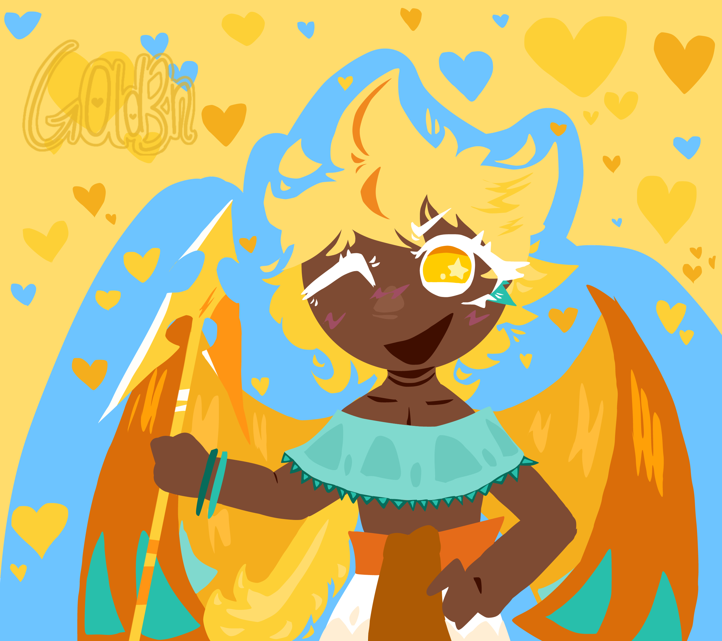 Goldencheesy pfp!! - ibisPaint