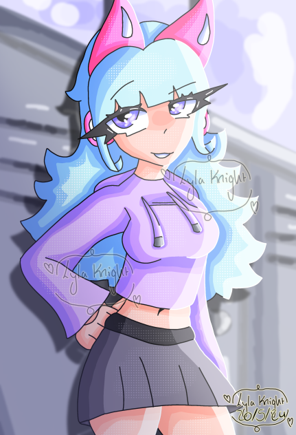 At the lockers - ibisPaint