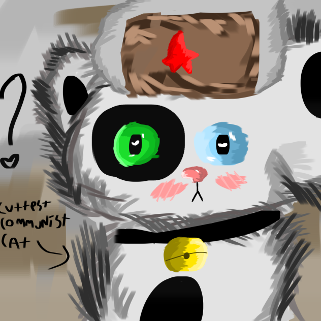 The cutest communist cat ( ) - ibisPaint