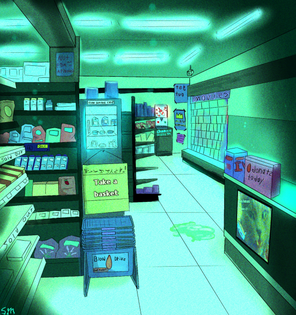 A suspicious store - ibisPaint