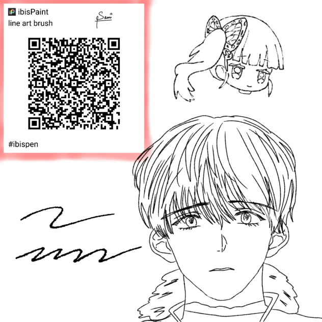 line art brush - ibisPaint
