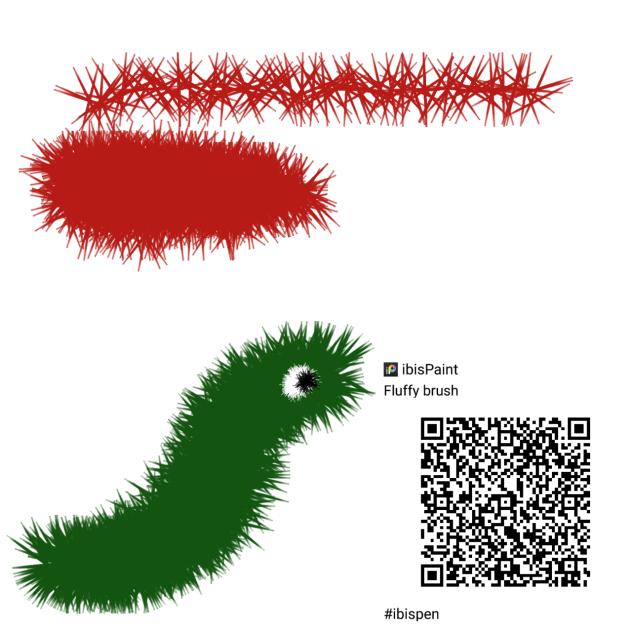 Fluffy brush - ibisPaint