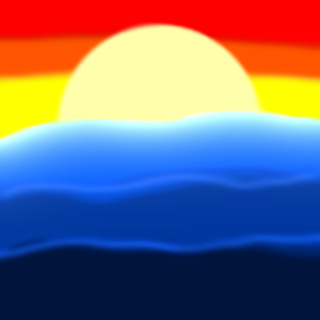 Beach Sunset - ibisPaint