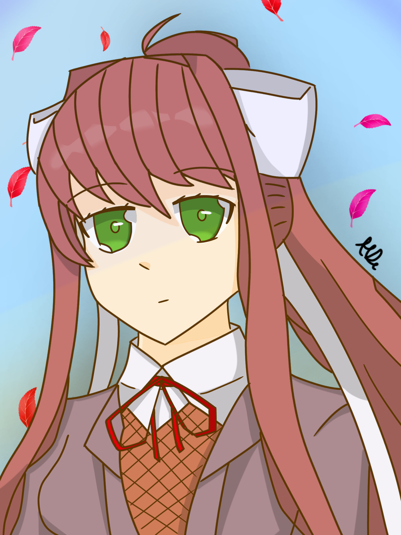 DDLC - Monika - ibisPaint