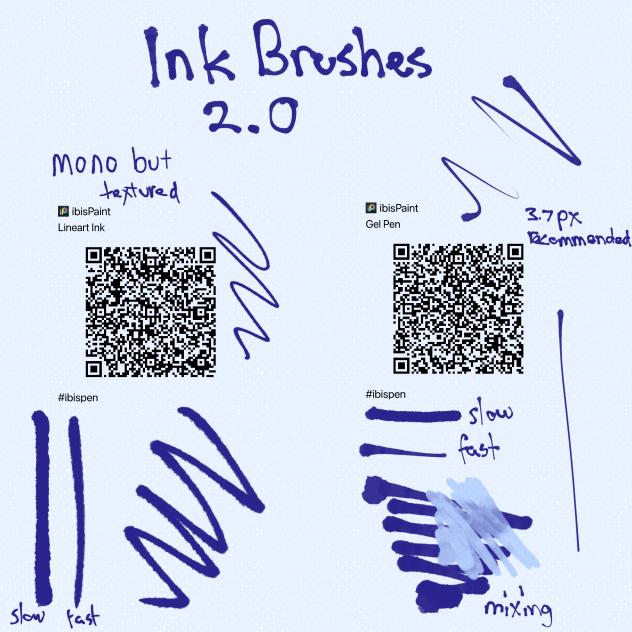 Ink Brushes 2.0 - ibisPaint
