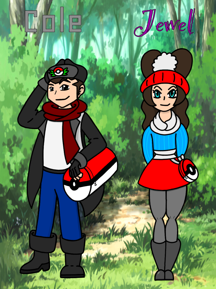 Fakemon Trainers Cole + Jewel (Book 19) - ibisPaint