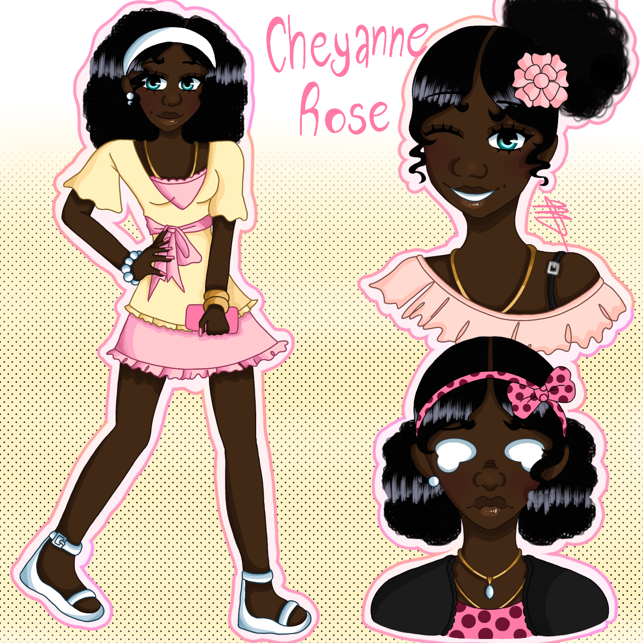 Cheyanne R. front & faces - ibisPaint