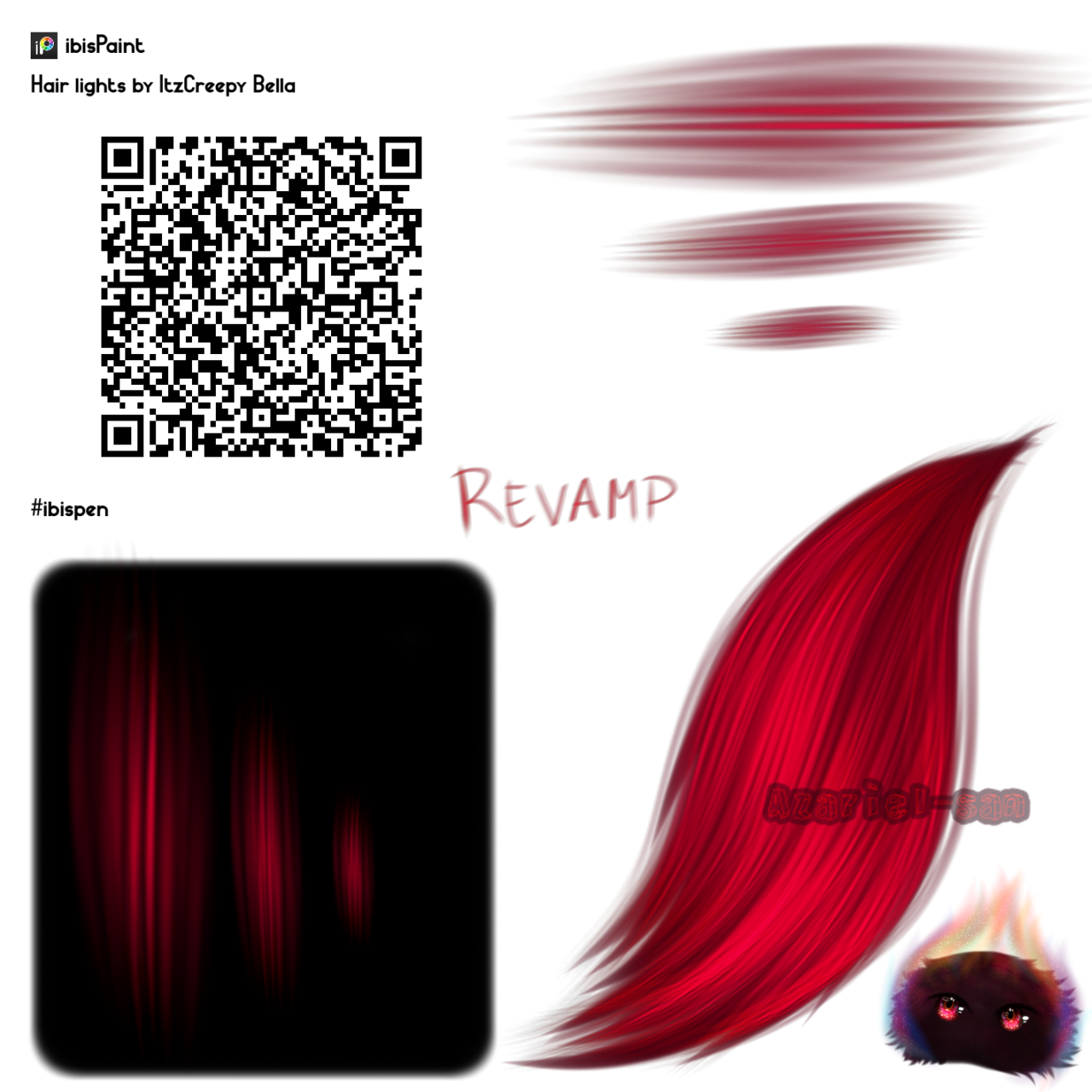 Hair brush (Highlights) - ibisPaint